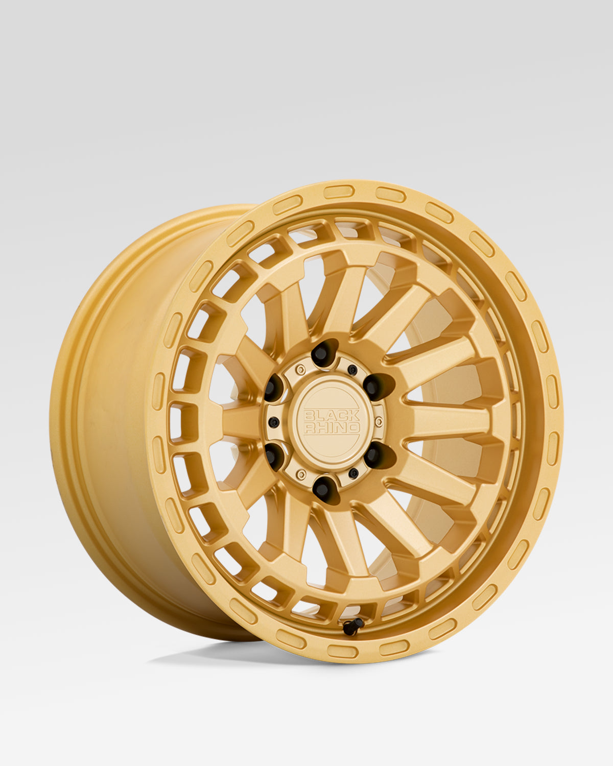 Black Rhino Raid 18 x 9.5 in Wheel in Gold with 12 mm Offset and 6 x ...