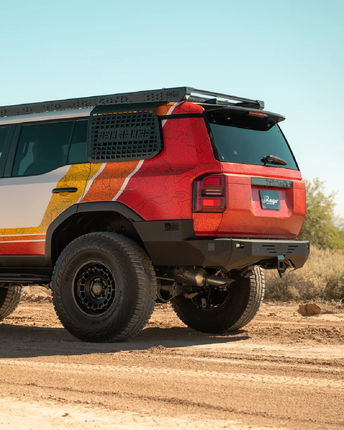 Rago Fabrication Driver's Side Rear Window Exterior MOLLE Panels for ...